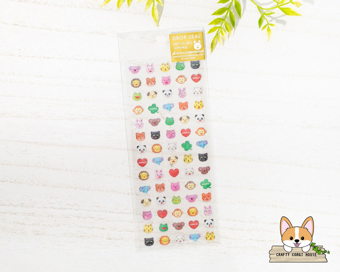 1 Sheet | Active | Drop Gold Foil With Glitter 3D Resin Stickers ...