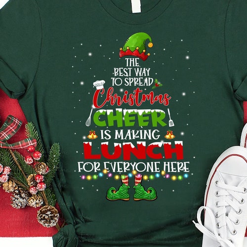 Funny Christmas Lunch Lady Squad Shirt Cafeteria Team Shirt - Etsy