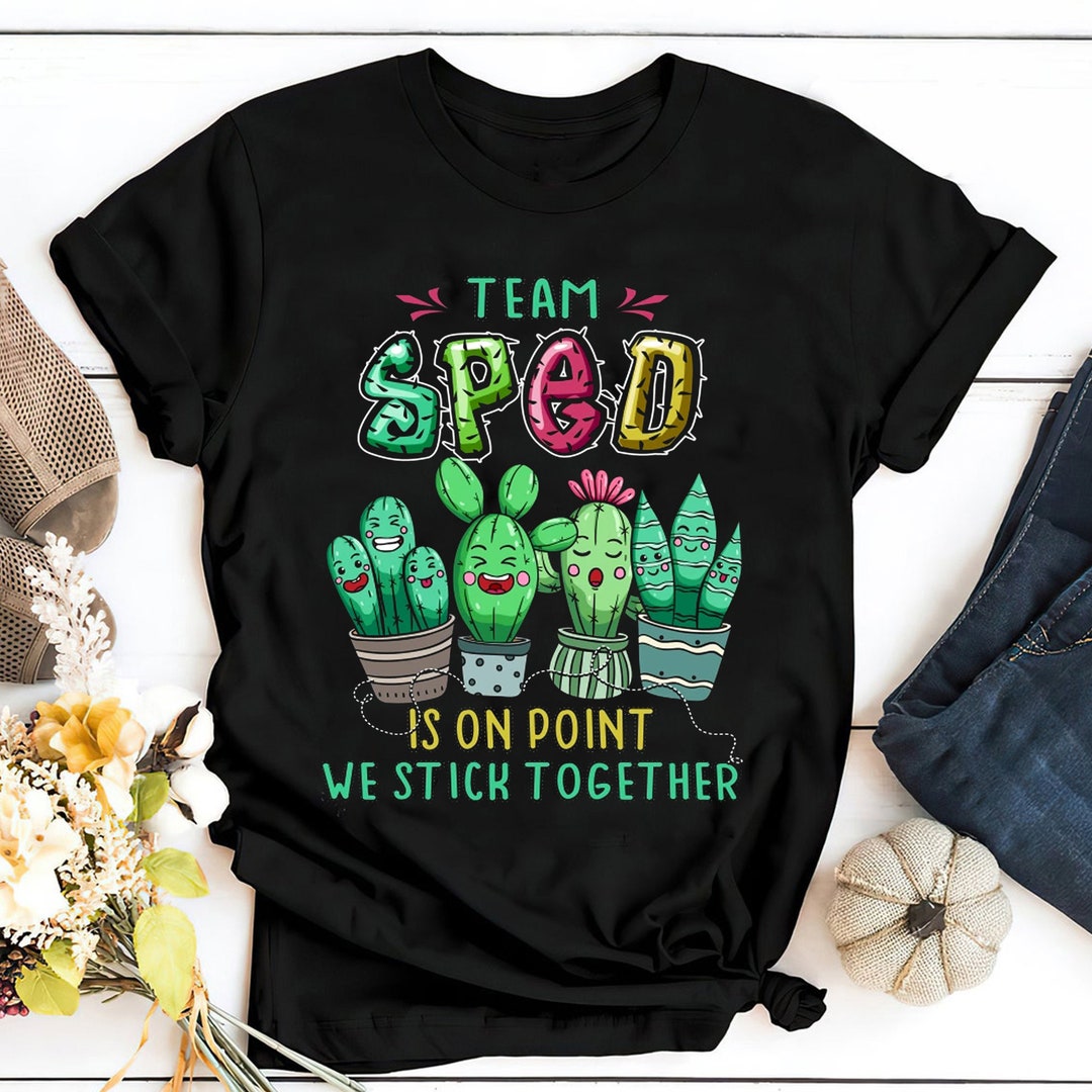 Team SPED is on Point We Stick Together SPED Teacher T-shirt, Back to ...