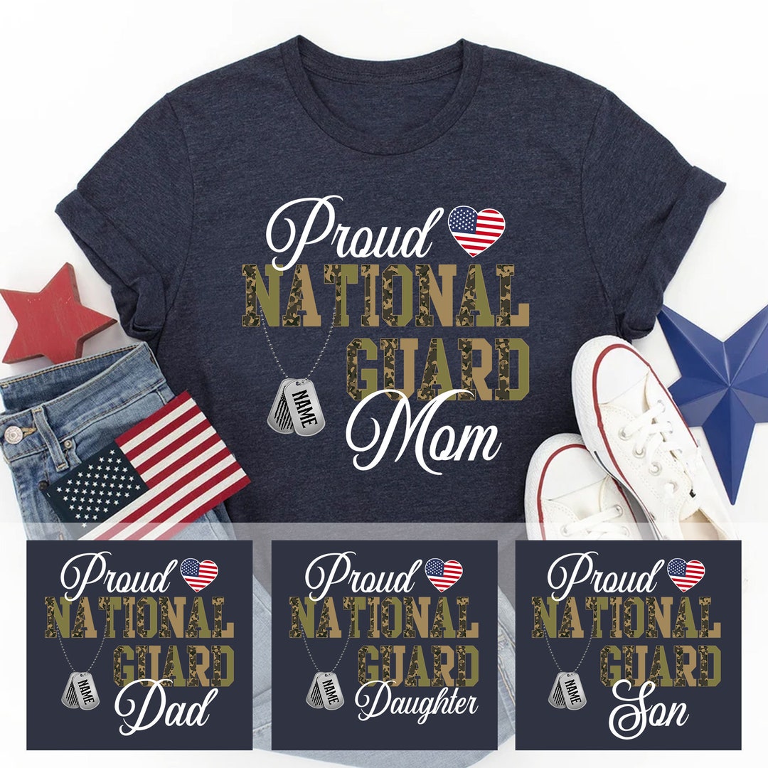 Any Member Proud National Guard Mom, Dad, National Guard Family ...