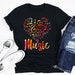 Music Notes Heart Shirt, Music Lover Shirt, Music Notes Shirt, Music ...