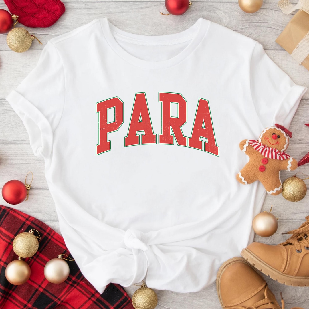 Para Christmas Shirt, Xmas Para Shirts, Para Squad Shirt, Christmas ...