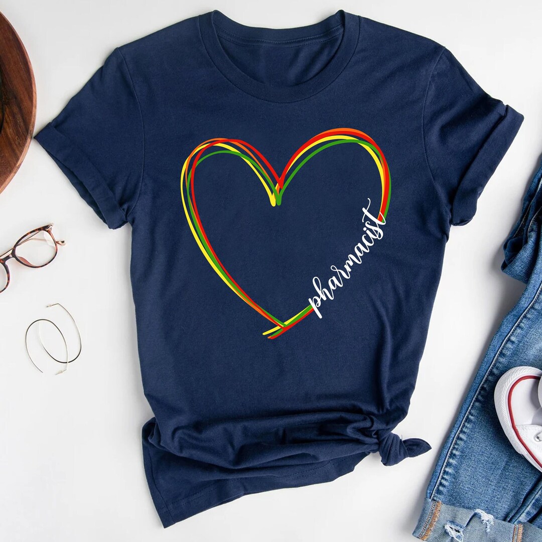 Pharmacist Heart Shirt, Cinco De Mayo Gift for Pharmacist, Pharmacist ...