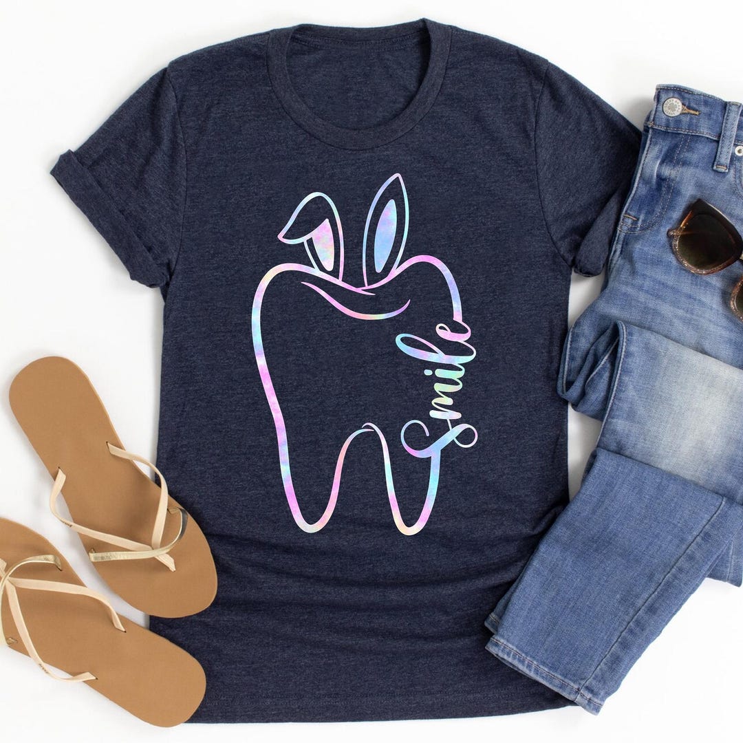 Dentist Custom Shirt, Easter Tooth Shirt, Dentist Personalized Shirt ...