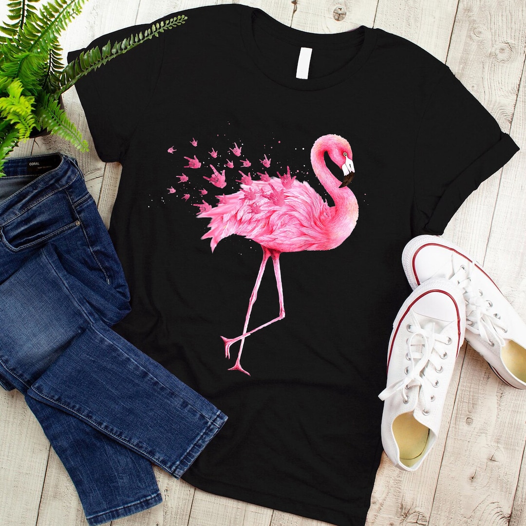 Cute Flamingo I Love You ASL T-shirt, Sign Language Shirt, Flamingo ...