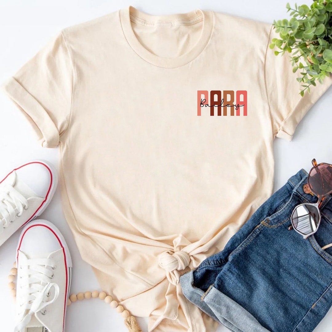 Retro Para Shirt, Para Tee, Paraprofessional Tee, Para Shirts, Para ...