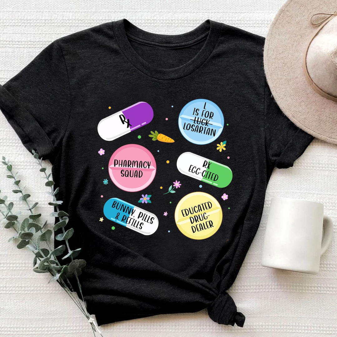 Pharmacy Easter Day Shirt, Pharmacy Tech Shirt, Pharmacist Shirt ...