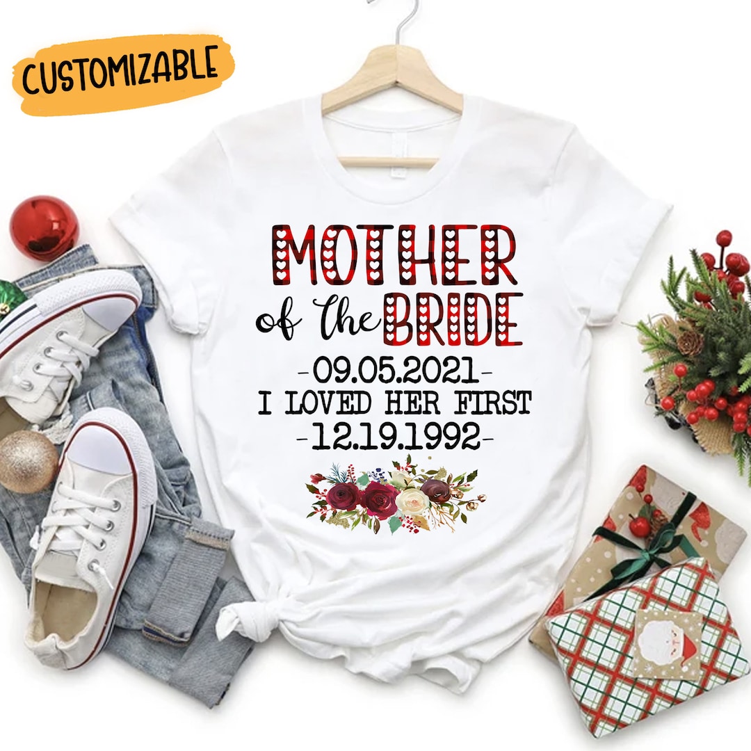 Mother of the Bride Shirt, Bridal Party Shirts, Bride Shirt, Bridesmaid ...