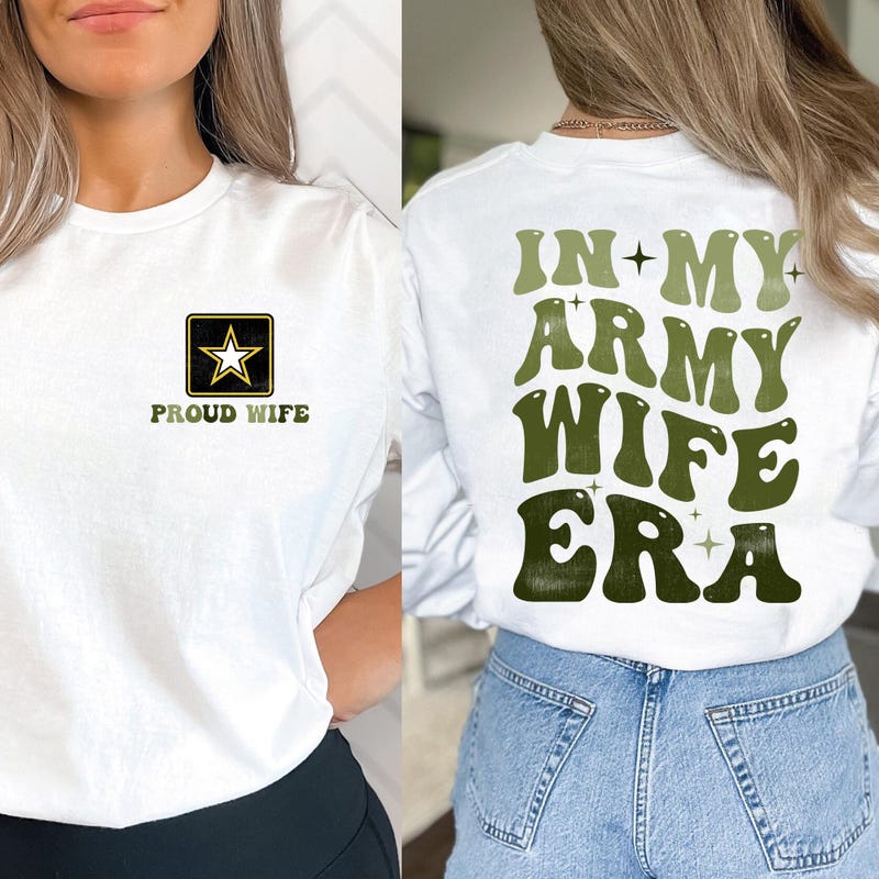 Army Wife Shirt - Etsy
