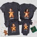 Gingerbread Family Christmas Shirts, Matching Family Xmas Tops ...