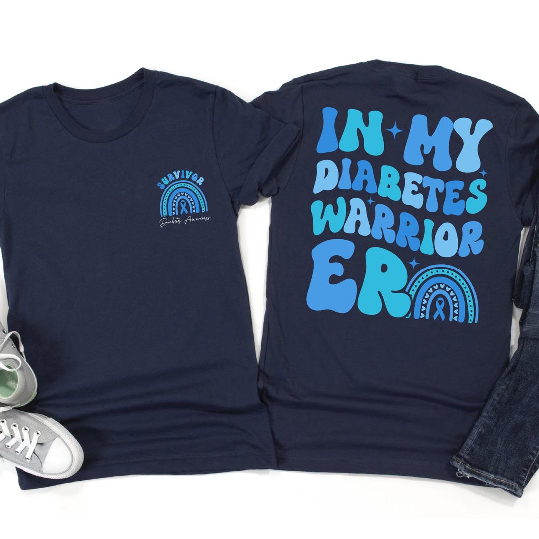 Diabetes Awareness in My Diabetes Warrior Era Shirt, T1D T2D Support ...