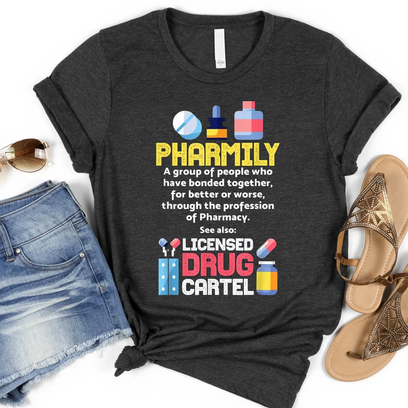 Funny Pharmacy Life Shirt, Pharmacy Technician Gift for A Pharmacist T ...