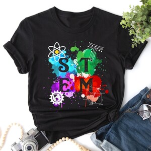 STEM Science Technology Engineering and Mathematics T-shirt, Back to ...