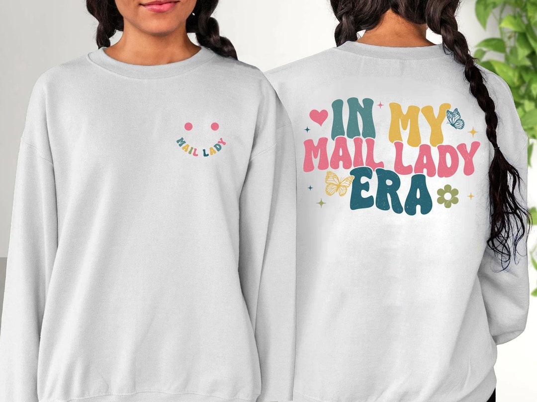 In My Postal Worker Era Shirt, Personalized Mail Lady Shirt, Custom ...