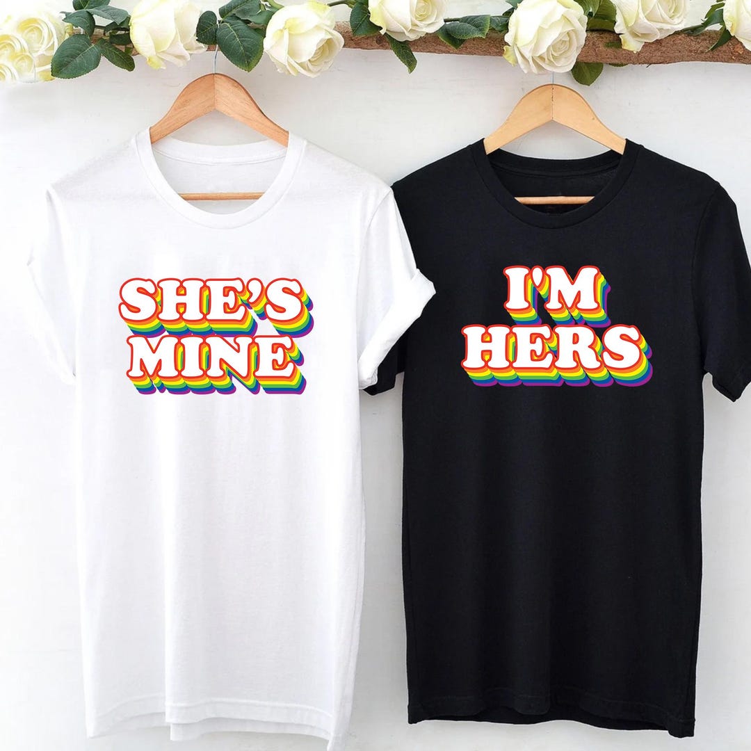 She's Mine I'm Hers Matching Couple Shirts, Couples Matching Shirt ...