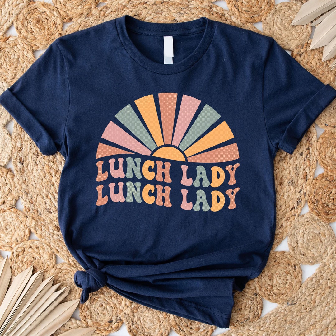 Retro Lunch Lady Shirt, Cafeteria Worker Shirt, Lunch Lady T Shirt, Cafeteria Squad Shirt, Lunch ...