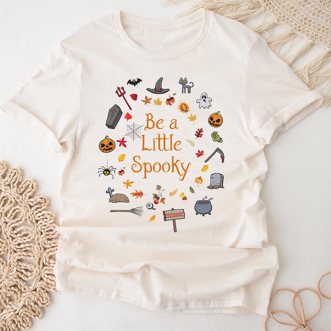 Be a Little Spooky T-shirt, Retro Halloween T-shirt, Halloween ...