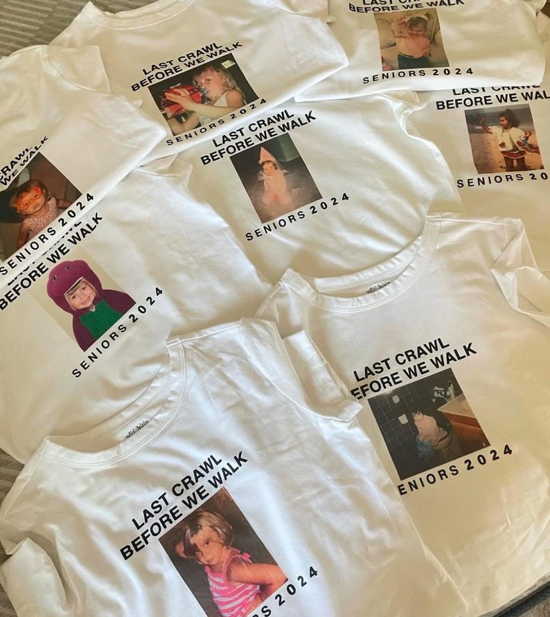 Crawl Before We Walk Grad Shirts - Etsy
