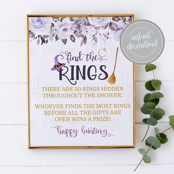 Find the Ring Bridal Shower Game - Etsy