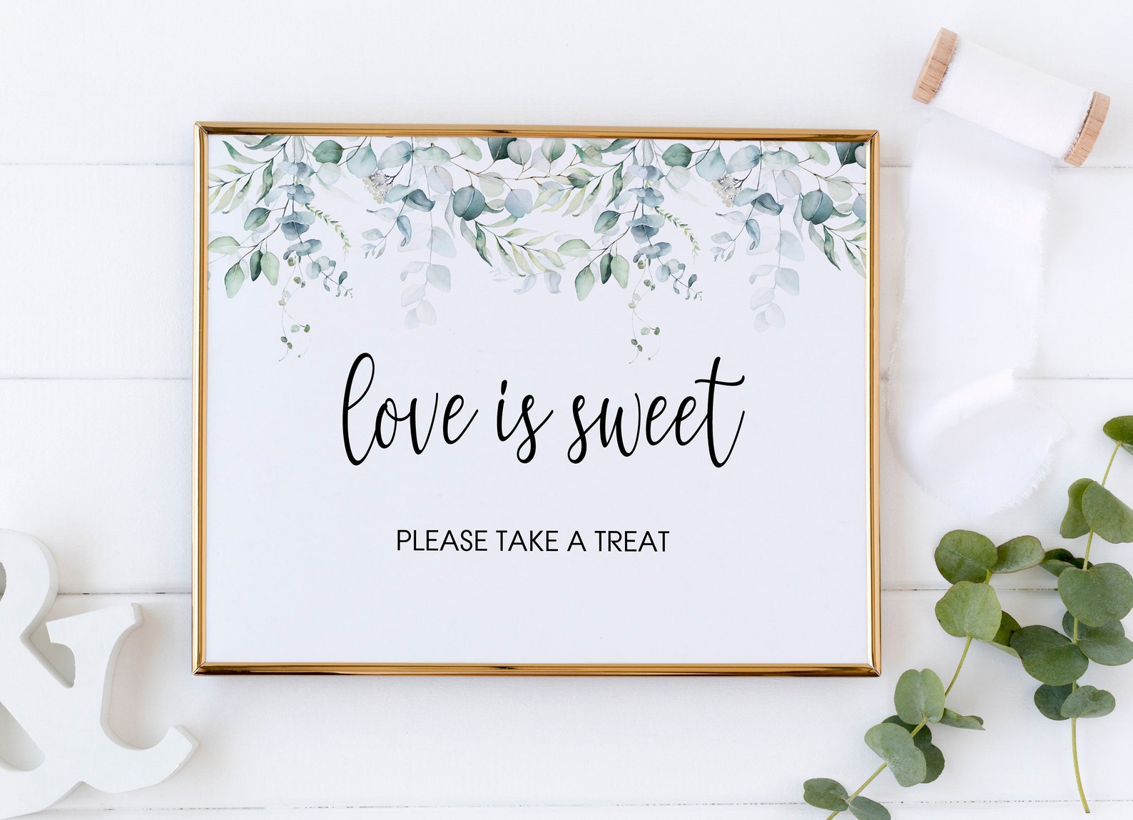 Love is Sweet Sign Love is Sweet Sign for Wedding Love is - Etsy