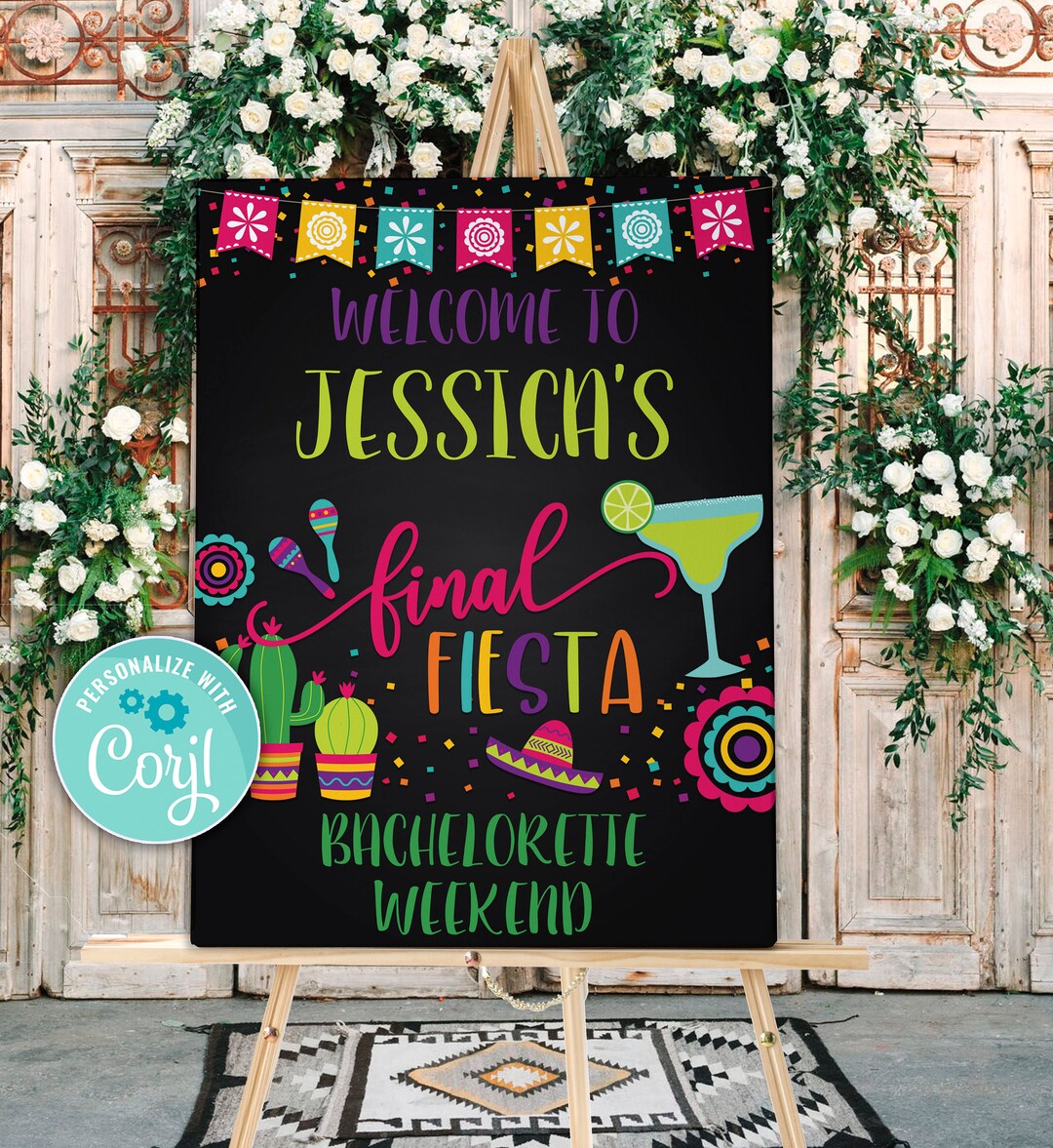 Final Fiesta Welcome Sign, Final Fiesta Bachelorette Party, Final ...