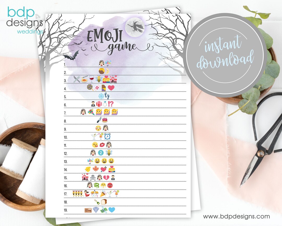 Emoji Game Halloween Bride to Be This Witch is Getting Hitched She ...