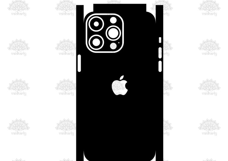 IPhone 14 Pro - SVG Vector, CDR, DXF and Plt Cut Files - Phone Skin ...
