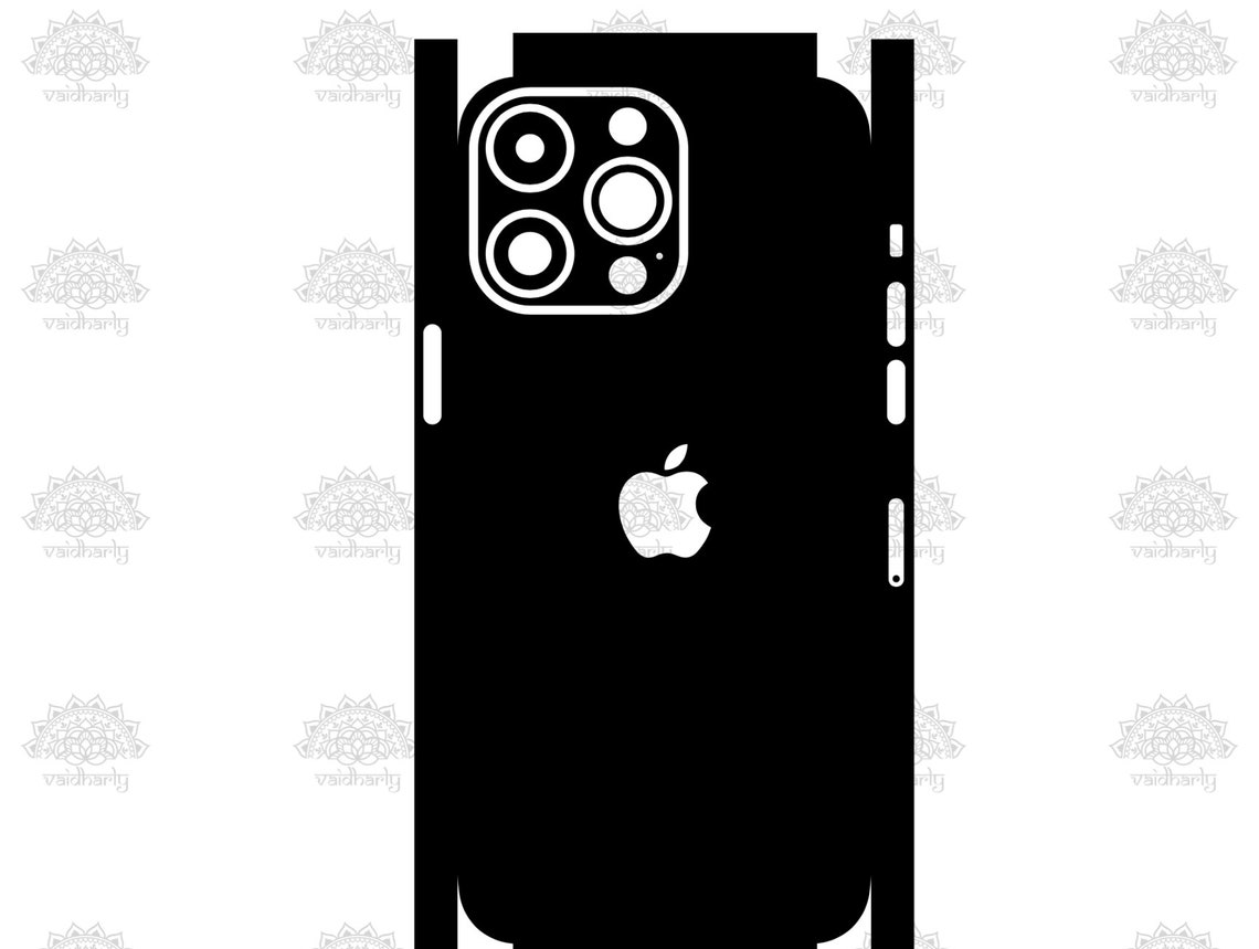 IPhone 14 Pro - SVG Vector, CDR, DXF and Plt Cut Files - Phone Skin Template- Vaidharly - Etsy