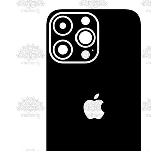IPhone 14 Pro - SVG Vector, CDR, DXF and Plt Cut Files - Phone Skin ...