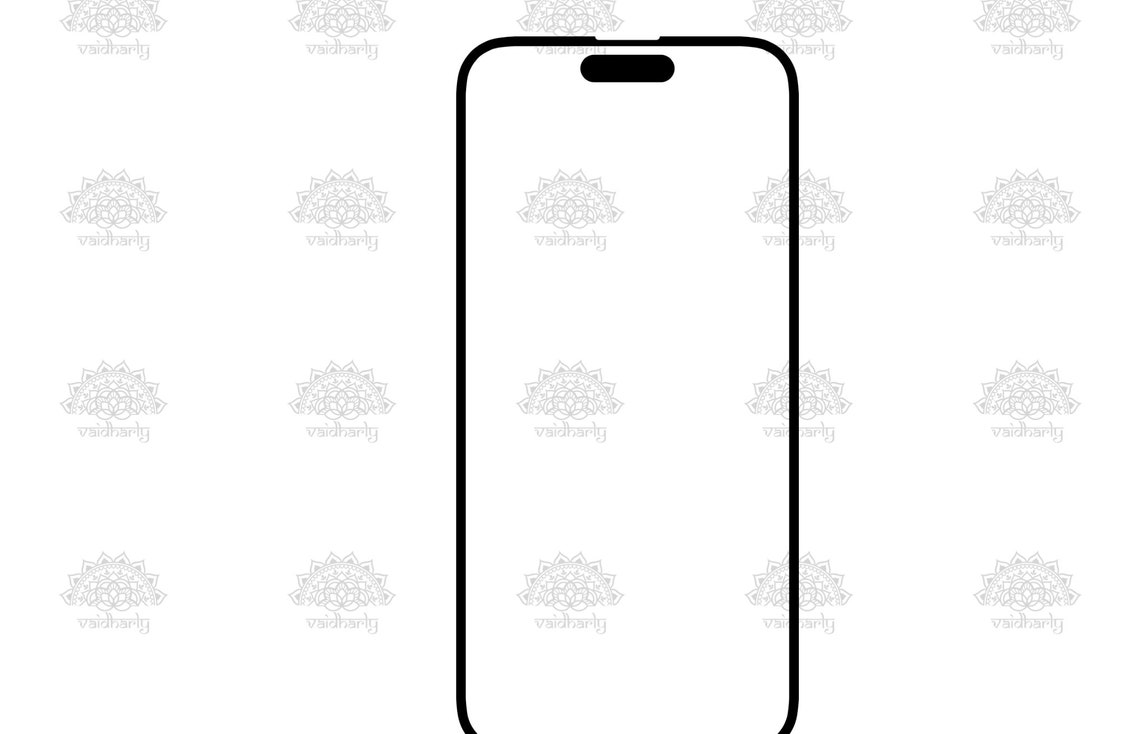 IPhone 14 Pro - SVG Vector, CDR, DXF and Plt Cut Files - Phone Skin ...