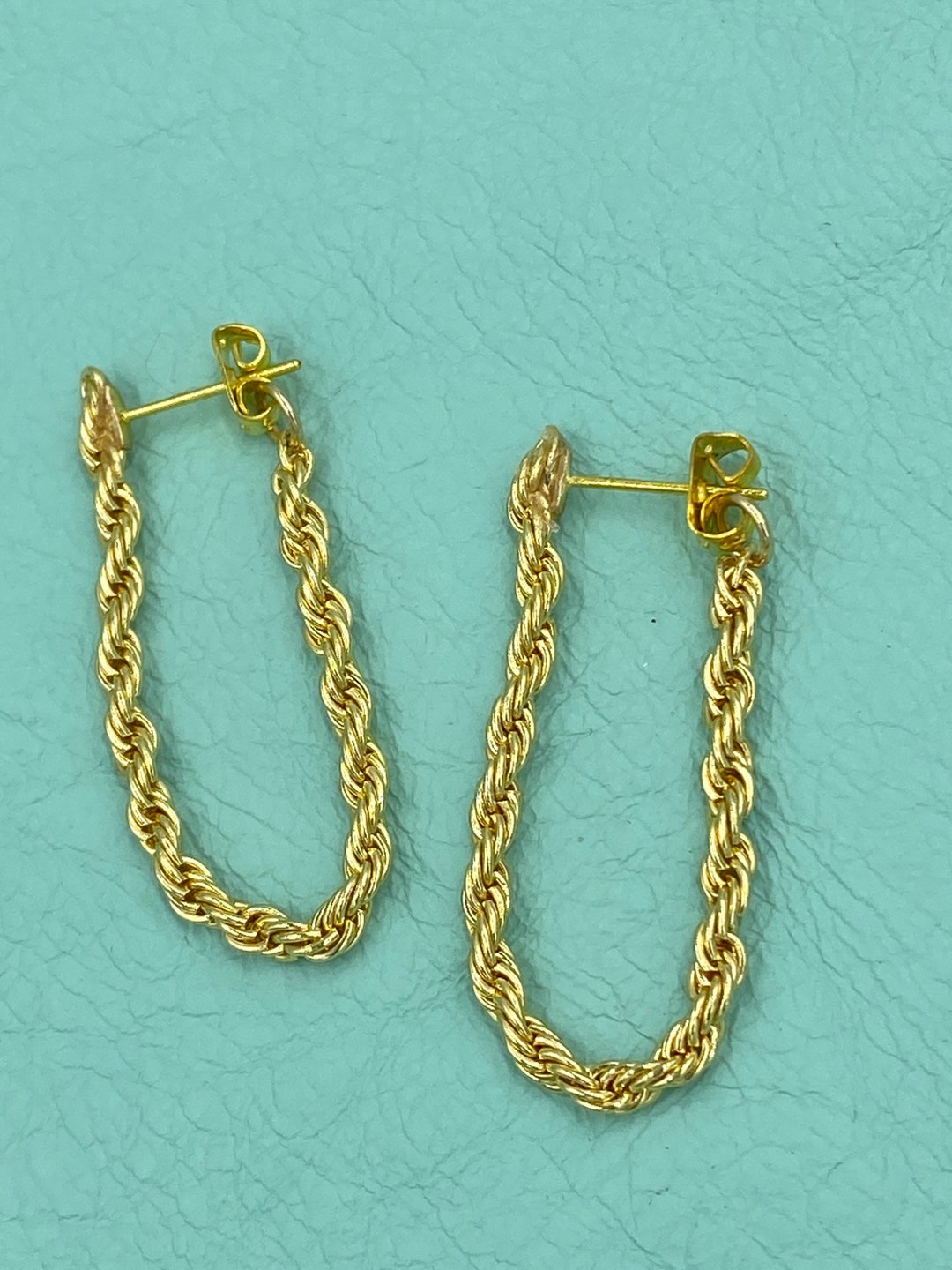Grandmas Rope Chain Earrings - Etsy