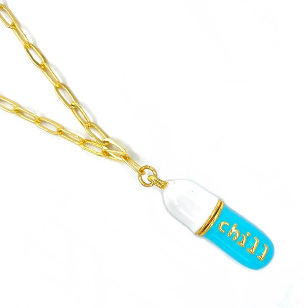 Pill Necklace - Etsy