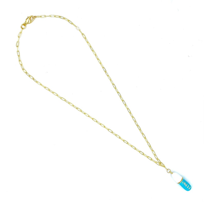 Chill Pill Necklace - Etsy