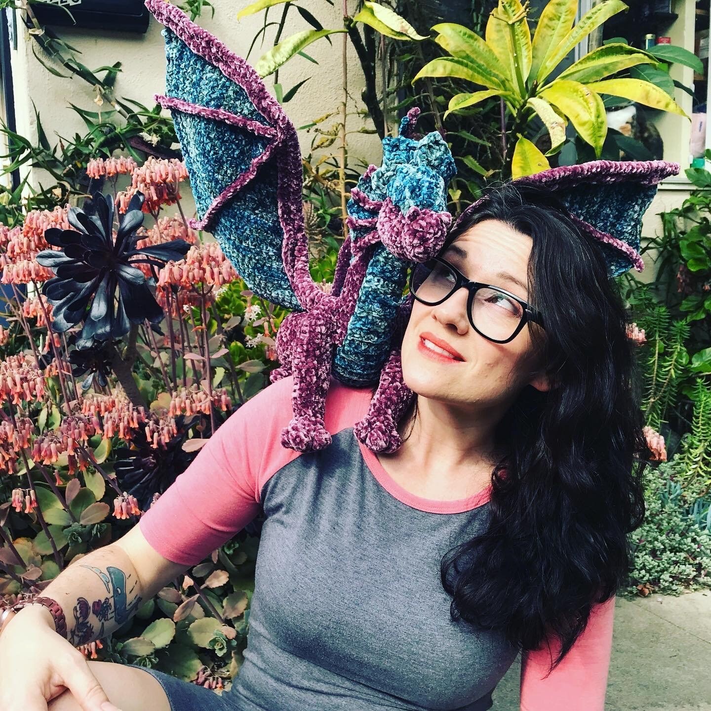 Crocheted Large Dragon - Etsy
