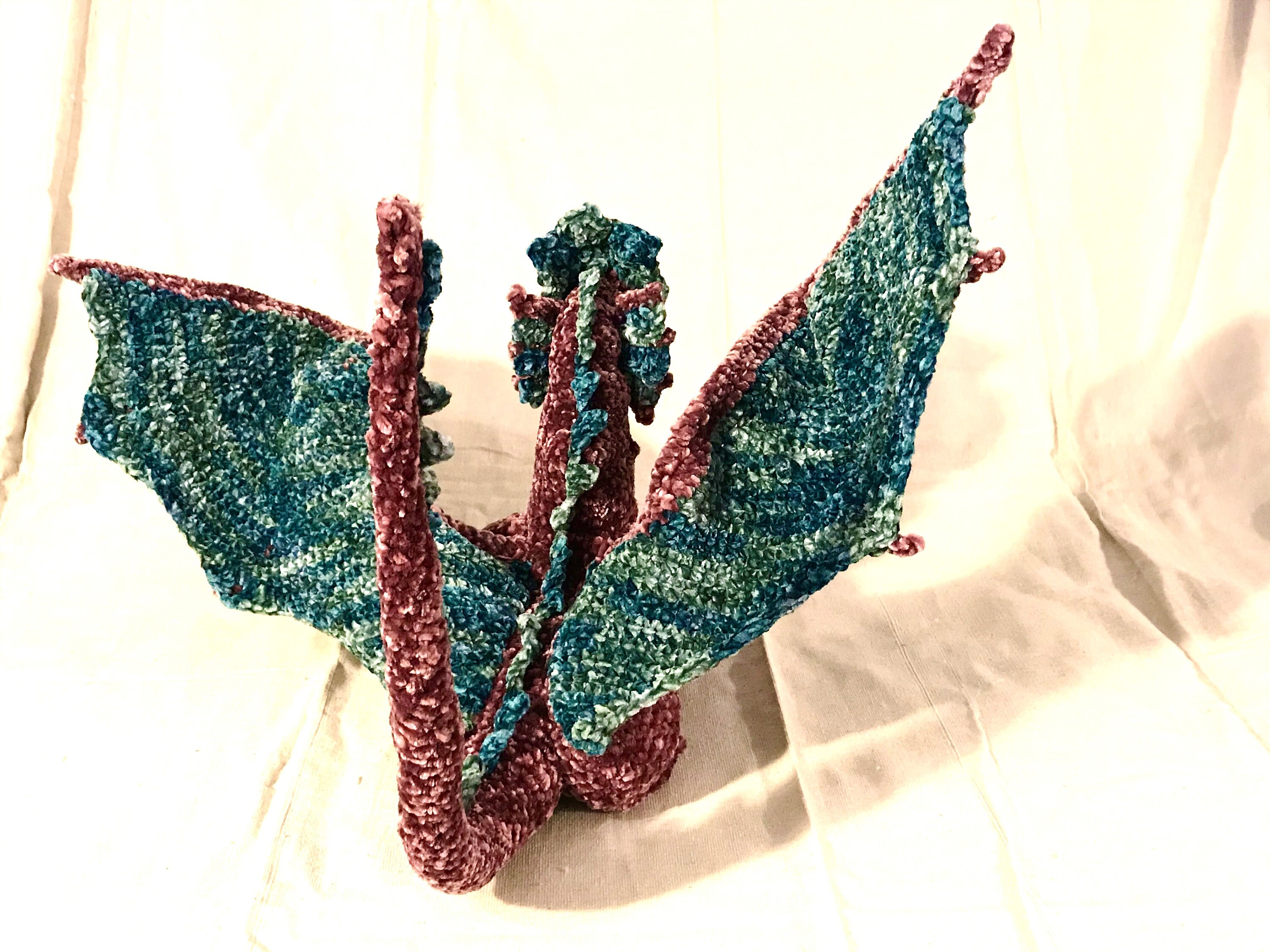 Crocheted Large Dragon - Etsy