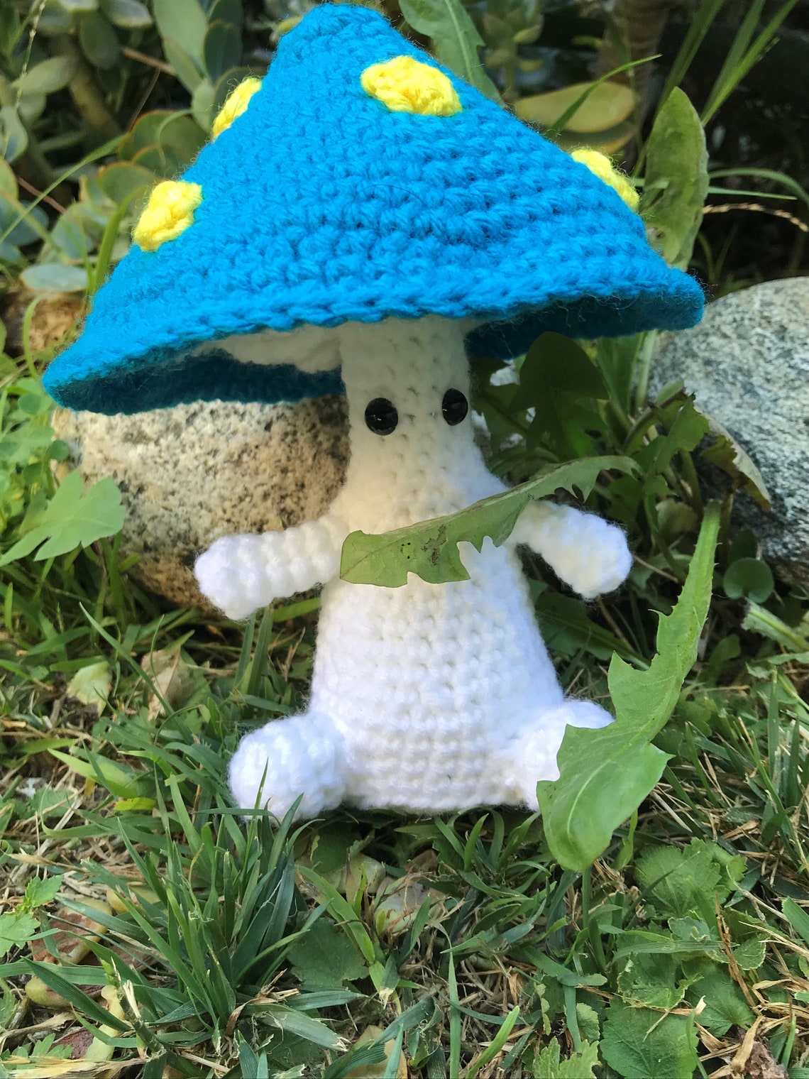Crocheted Medium Mushroom Sprite - Etsy