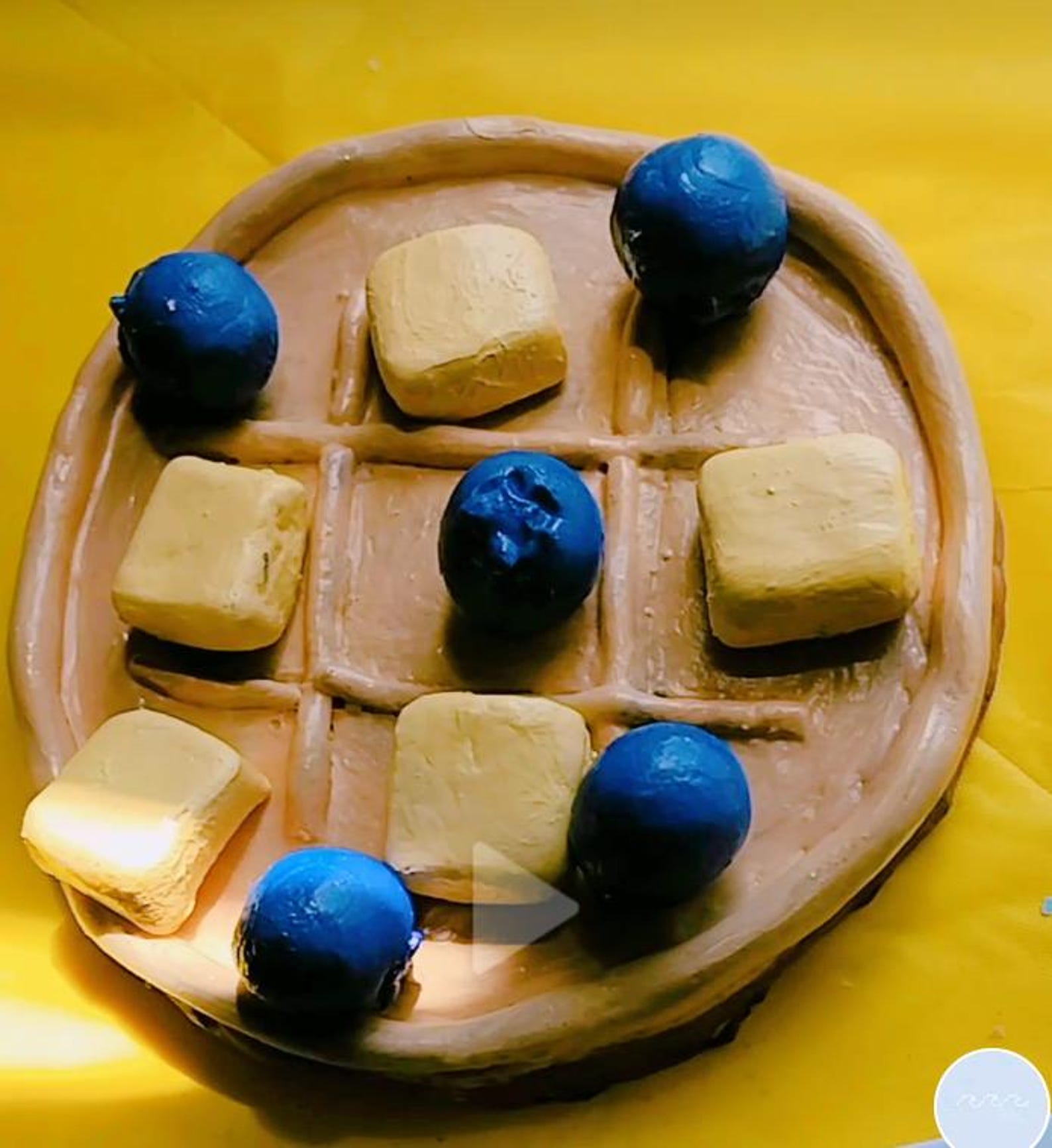 Clay Waffle Tic Tac Toe Board - Etsy Canada