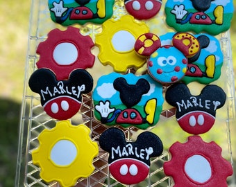 Baby Mickey Mouse Sugar Cookies - Etsy