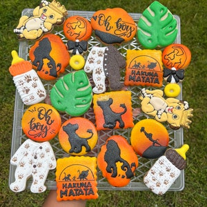 Lion King/simba Inspire Sugar Cookies - Etsy