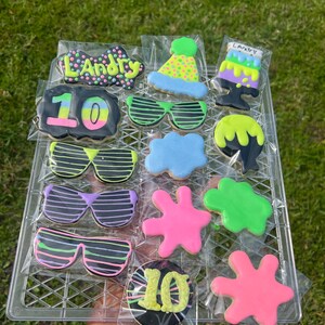 Glow in the Dark/ Neon Sugar Cookies - Etsy