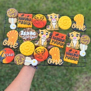 Lion King/simba Inspire Sugar Cookies - Etsy