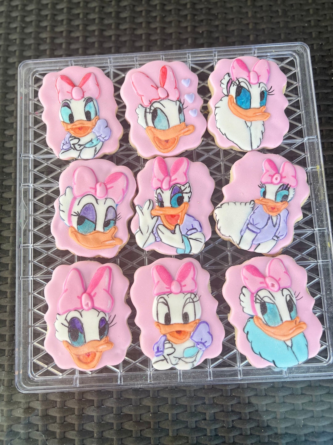 Custom Daisy Duck Sugar Cookies - Etsy