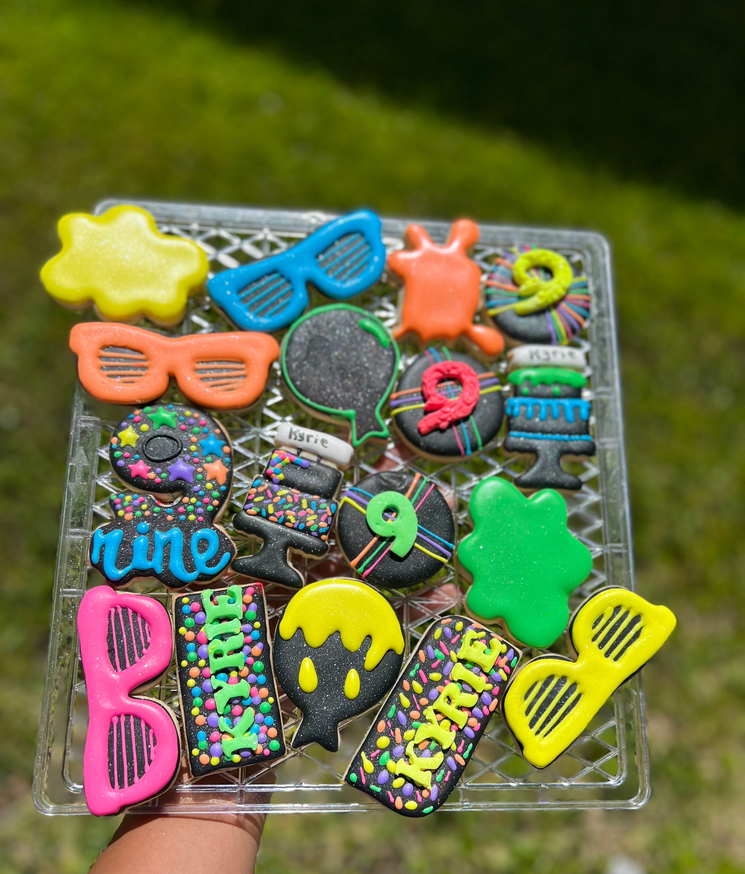 Glow in the Dark/ Neon Sugar Cookies - Etsy