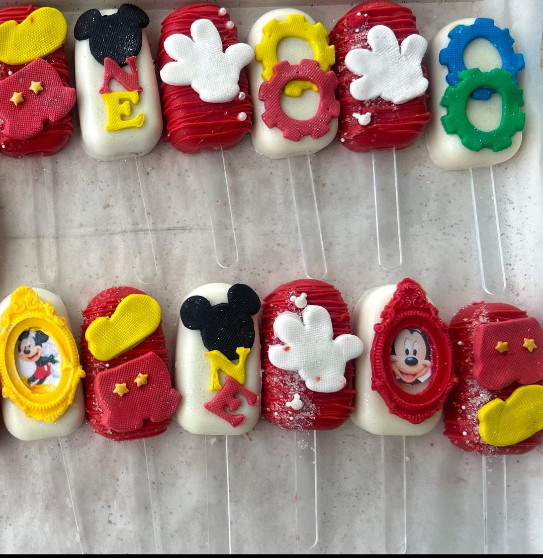 Mickey Mouse Cakesicles - Etsy