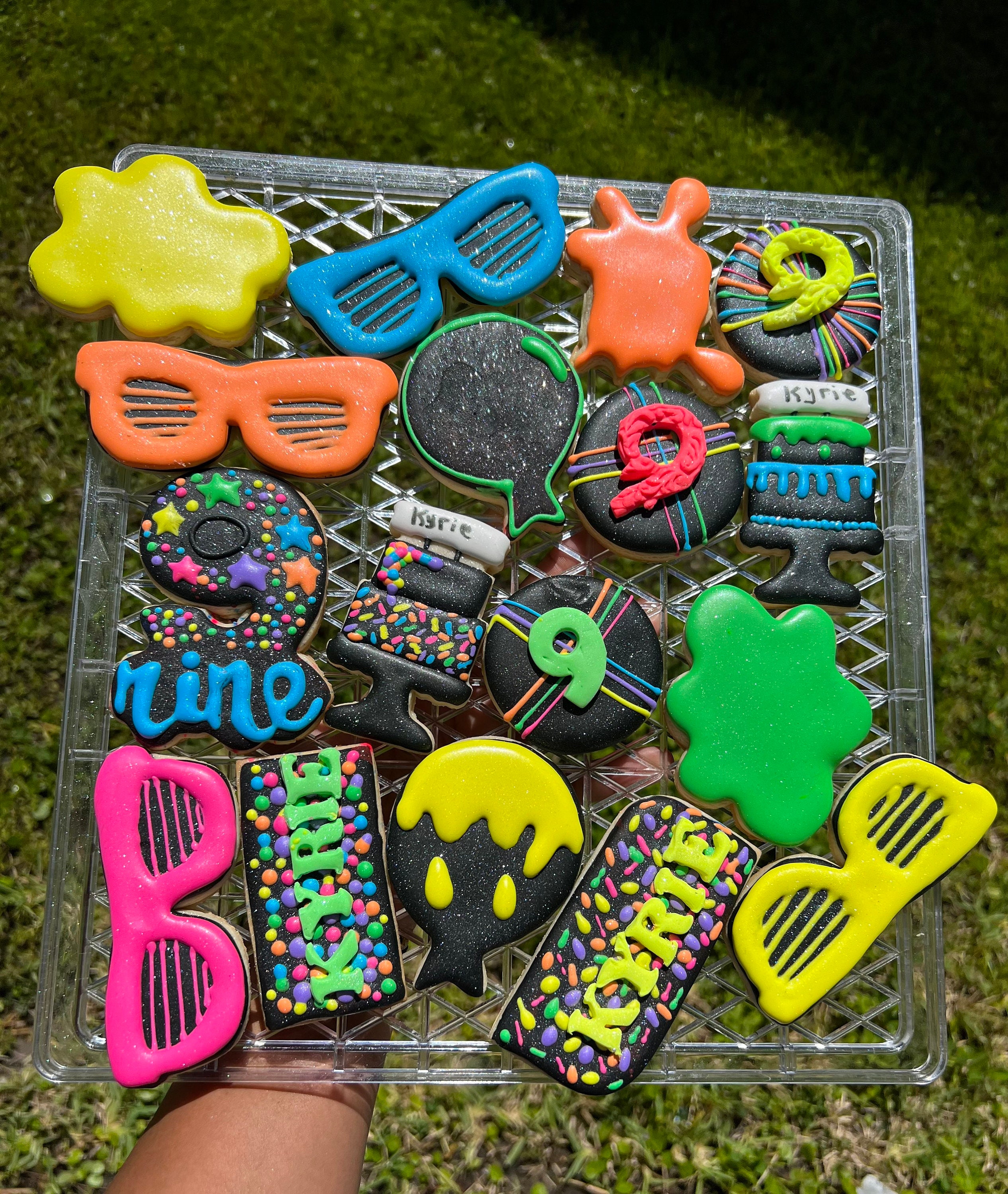 Glow in the Dark/ Neon Sugar Cookies - Etsy