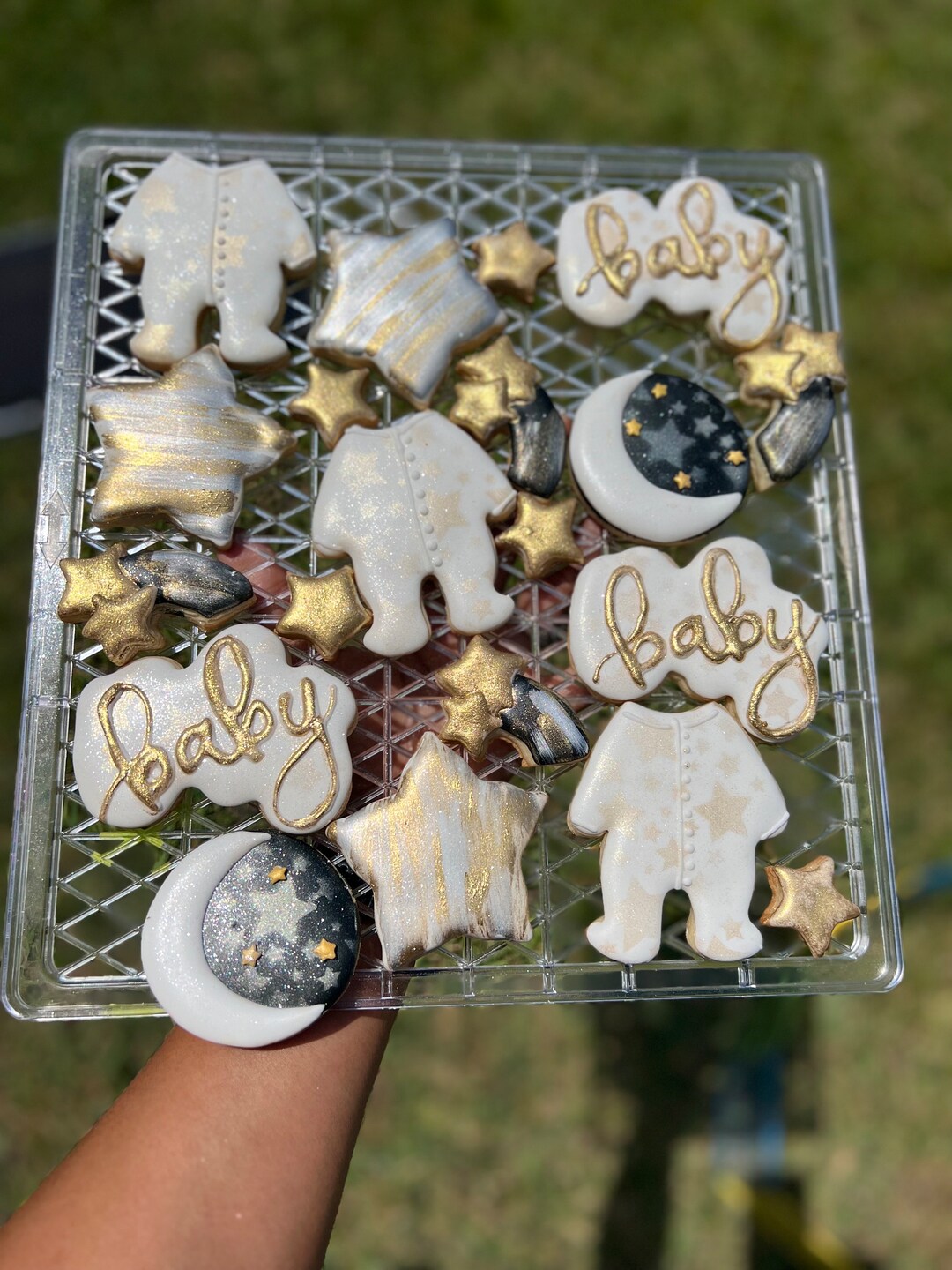 Moon and Stars Cookies - Etsy