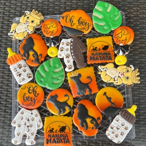 Lion King/simba Inspire Sugar Cookies - Etsy