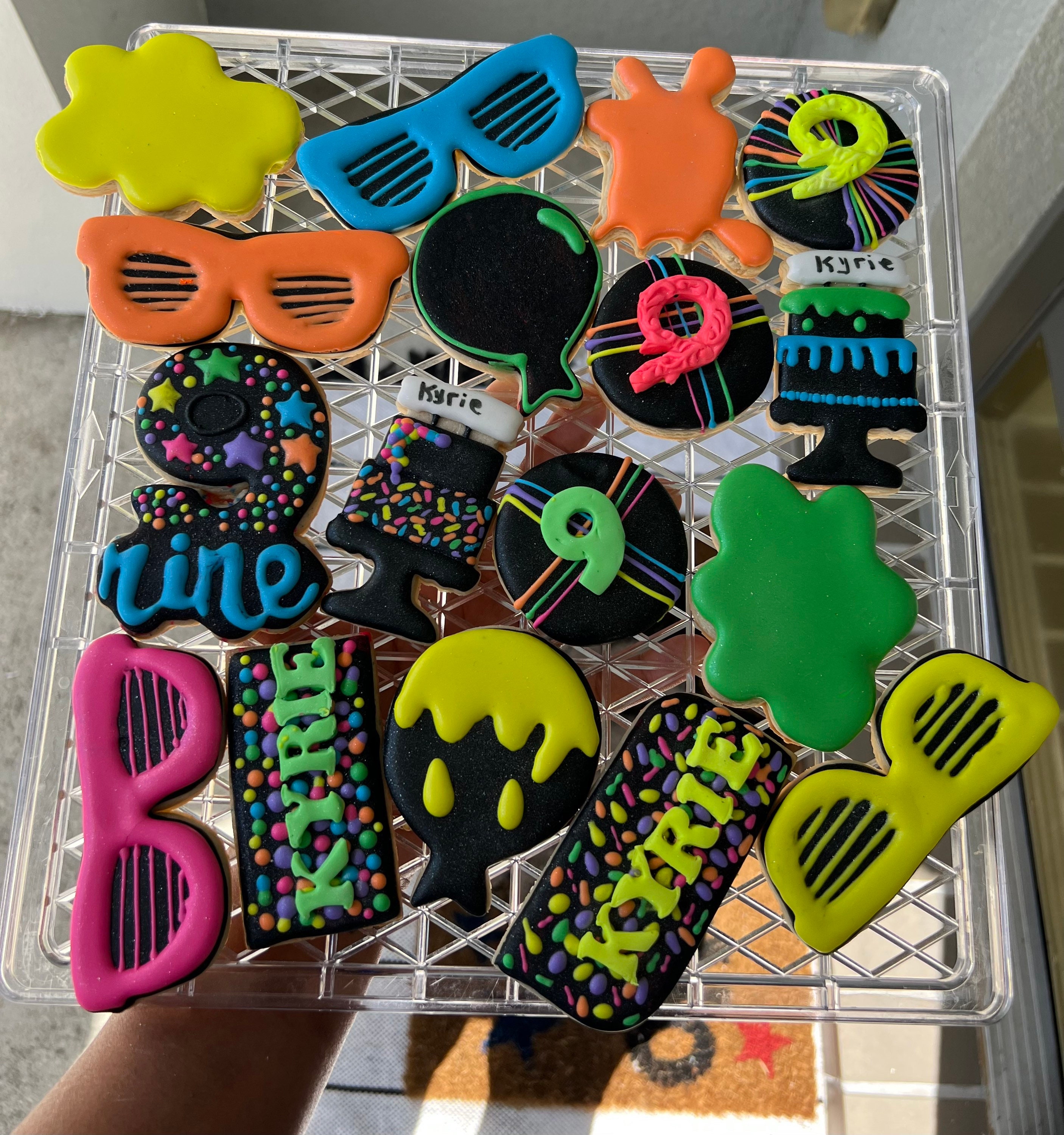 Glow in the Dark/ Neon Sugar Cookies - Etsy