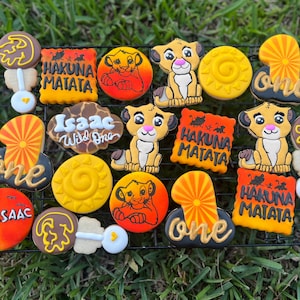 Lion King/simba Inspire Sugar Cookies - Etsy