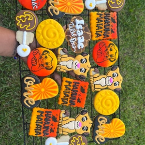 Lion King/simba Inspire Sugar Cookies - Etsy